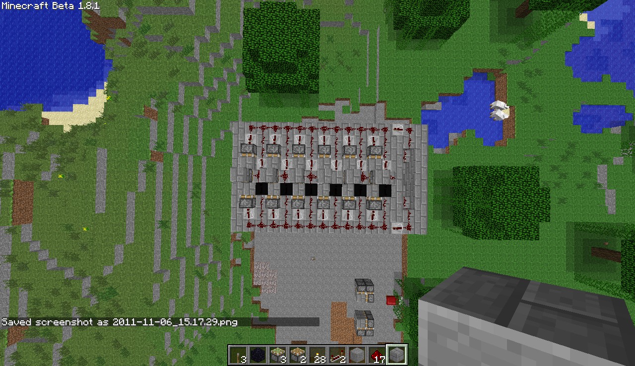 piston house Minecraft Map