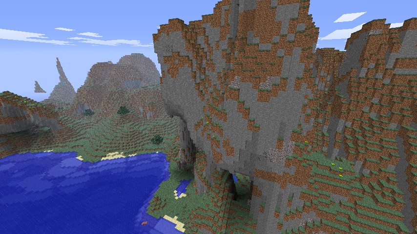 Cool Mountain Side Minecraft Map