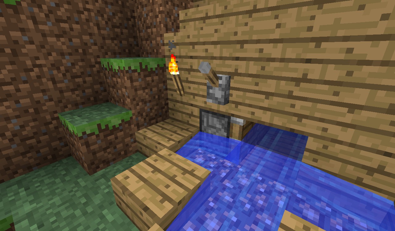 Underground shack Minecraft Project