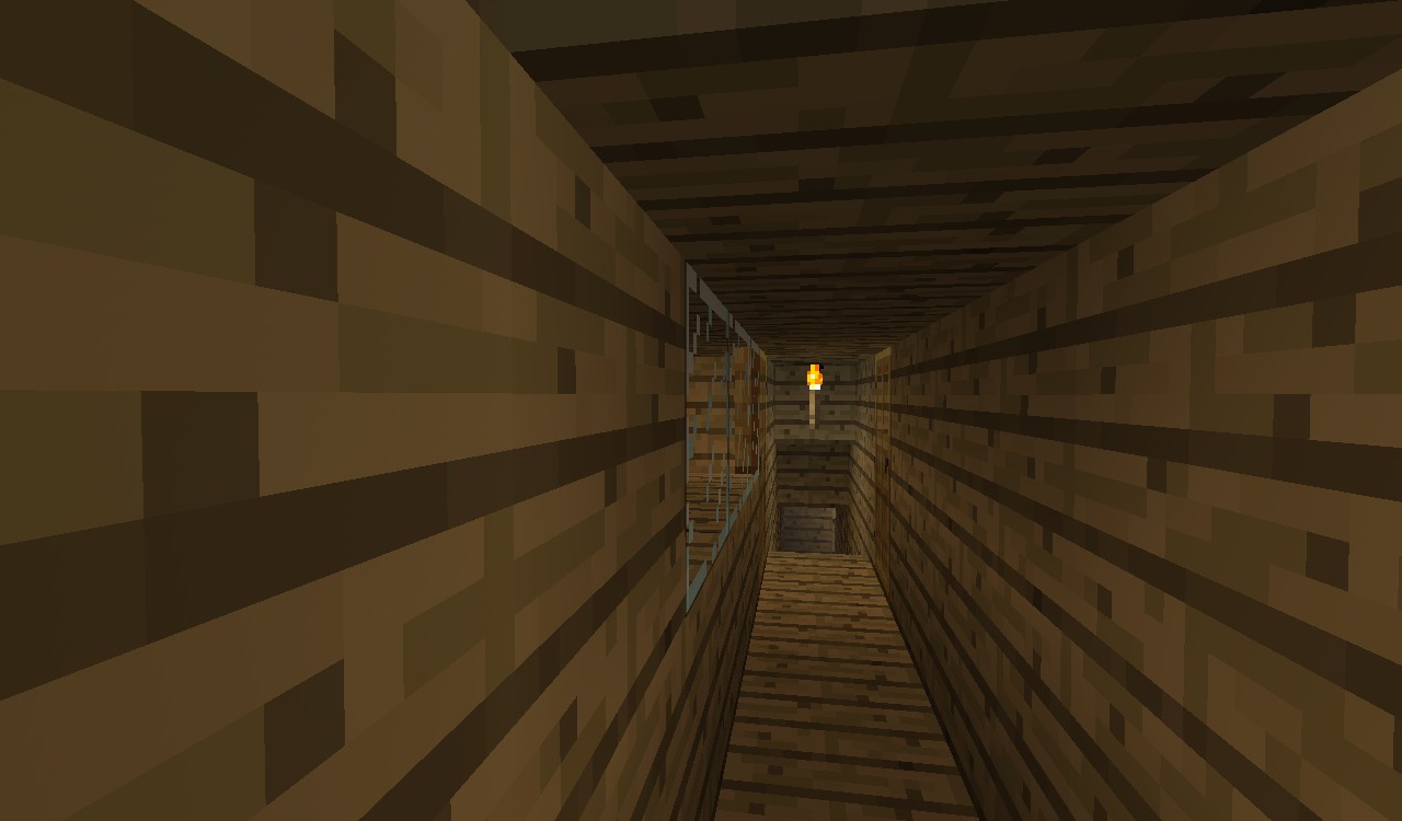 Underground shack Minecraft Map