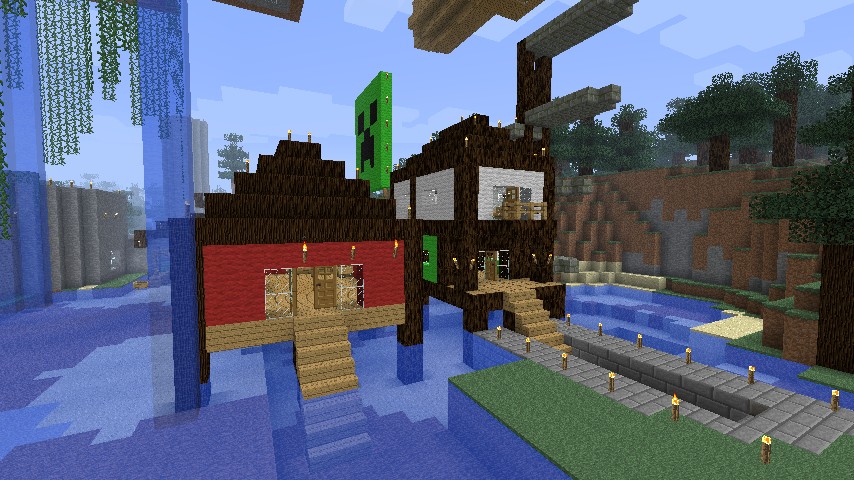 Floating city Minecraft Map