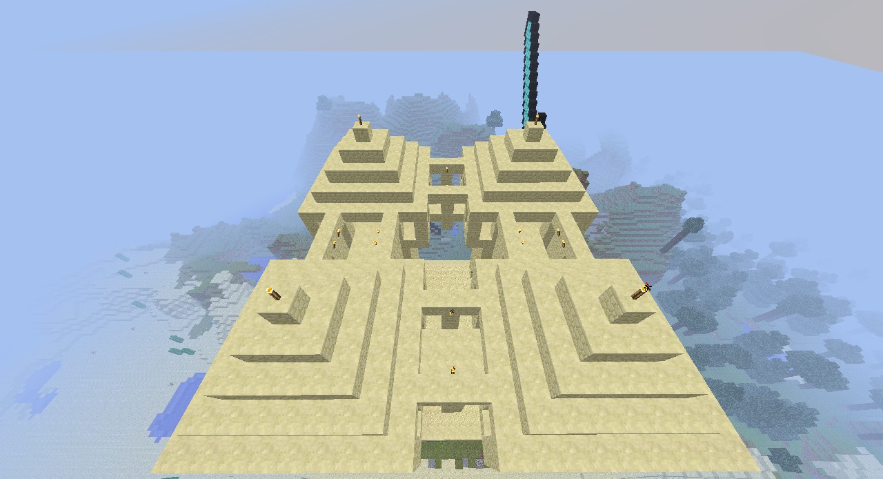 Epic SandStone Castle Minecraft Map