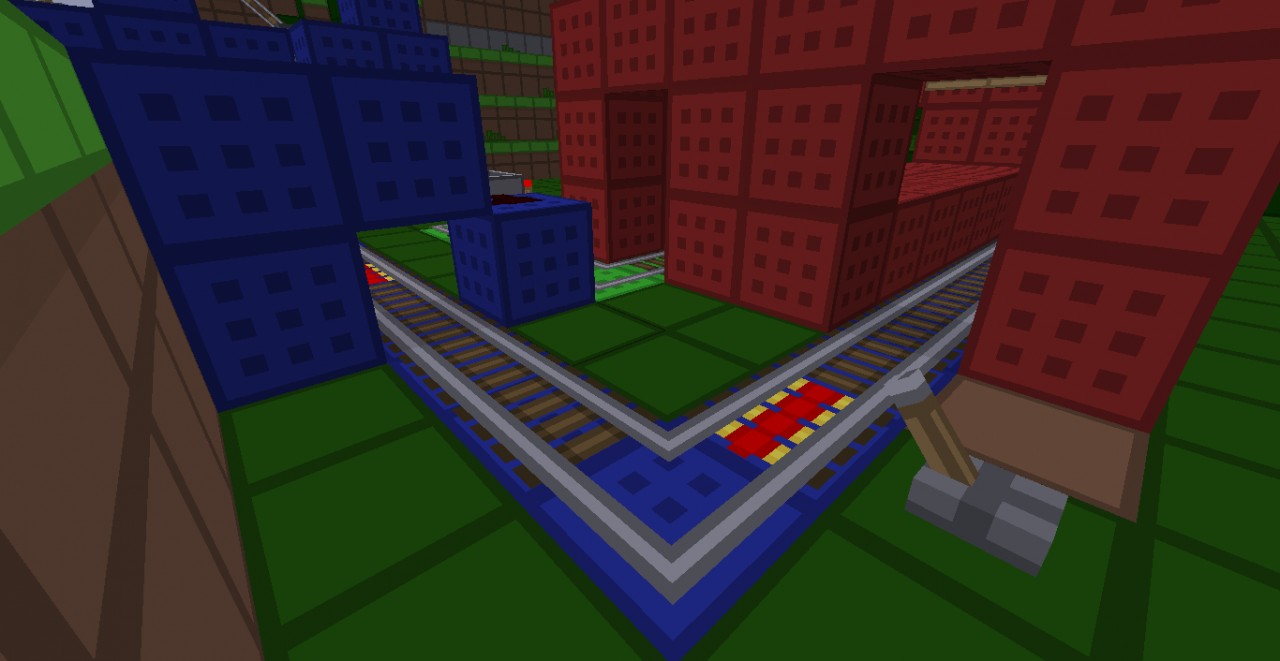 Automatic Minecart Station Minecraft Map