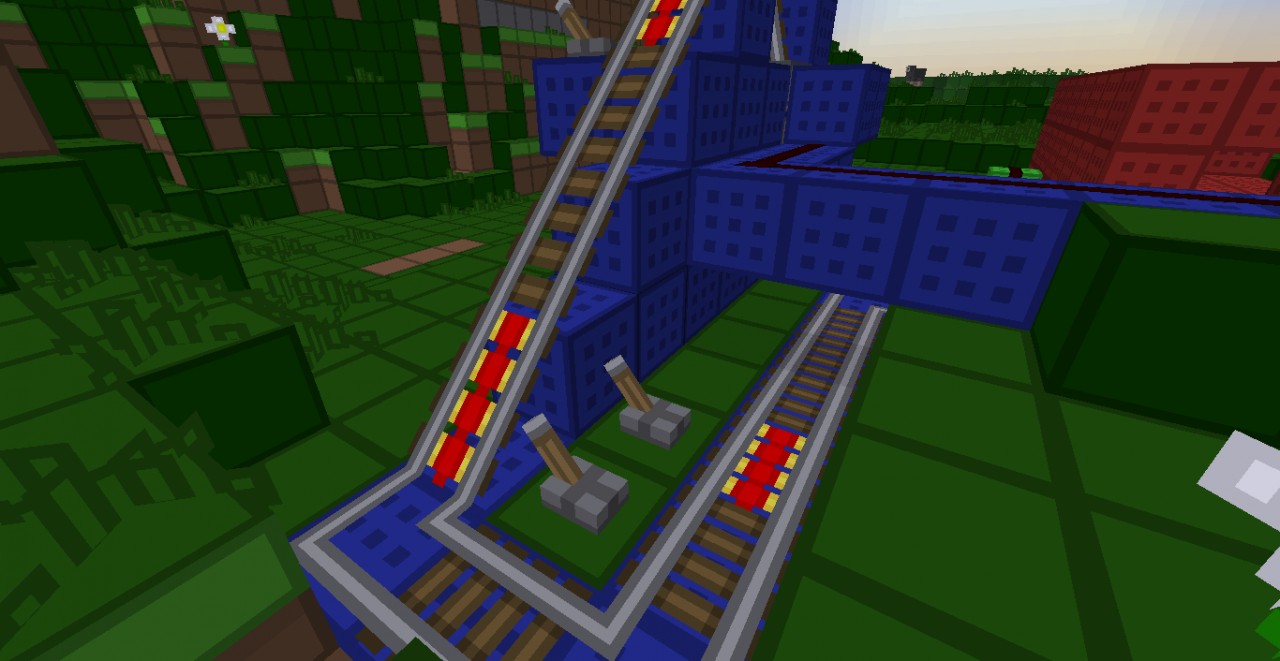 Automatic Minecart Station Minecraft Map