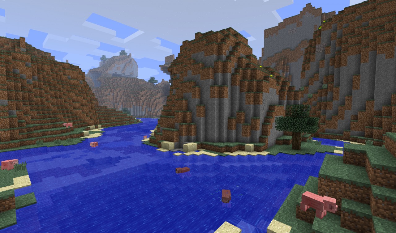 Beautiful landscape (1.8.1) Minecraft Map
