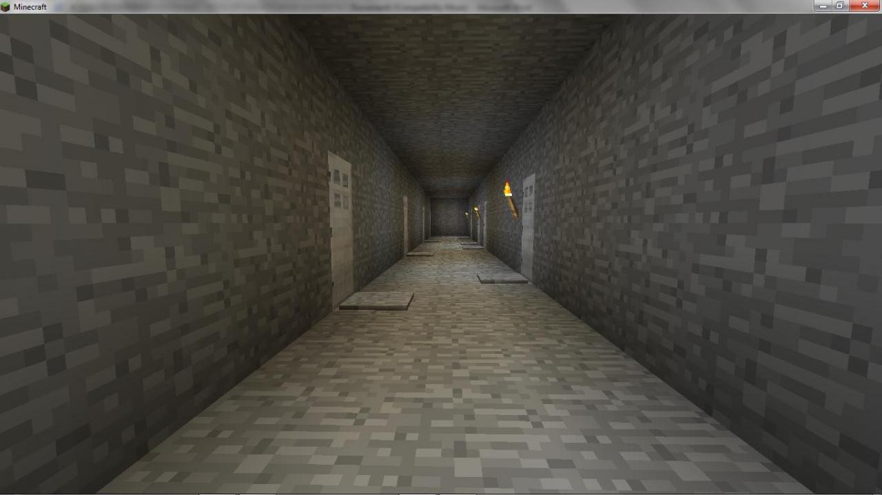Underground fortress Minecraft Map