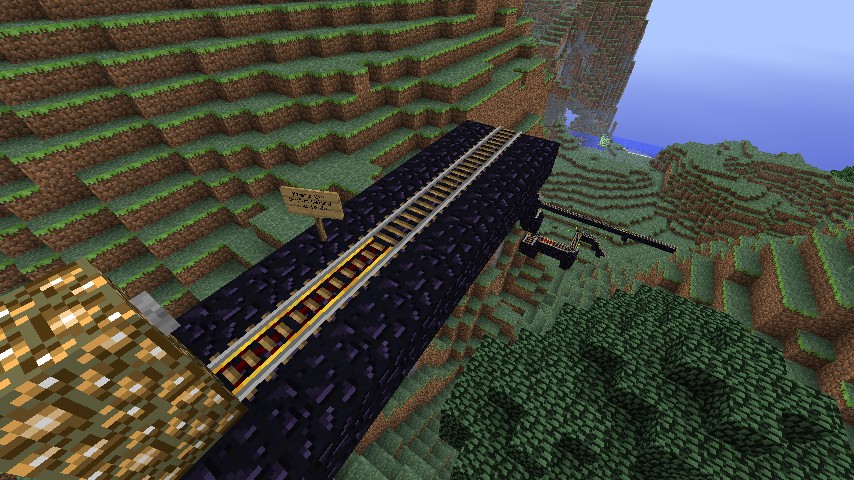 Mountain Rollercoaster - Update #1 Minecraft Map