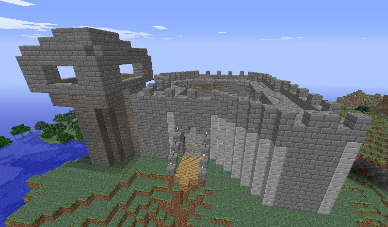 Small Castle - Part of Large Project Minecraft Map