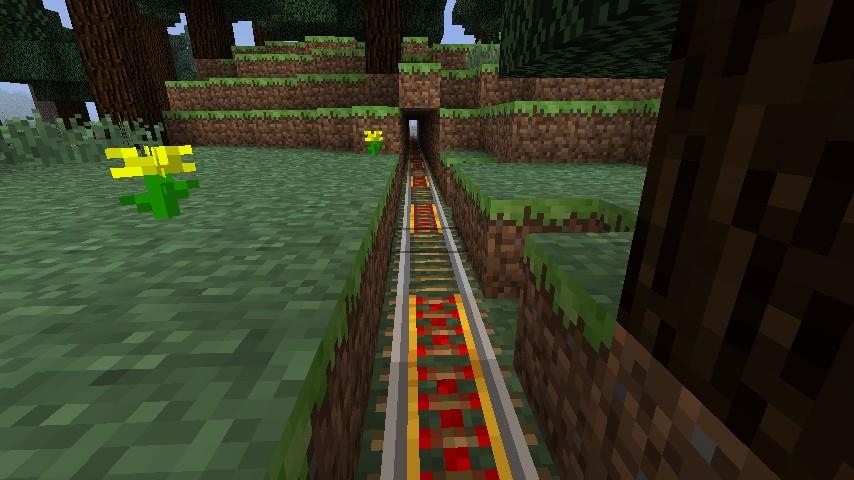 "On A Rail" Achievement Map!! Minecraft Project
