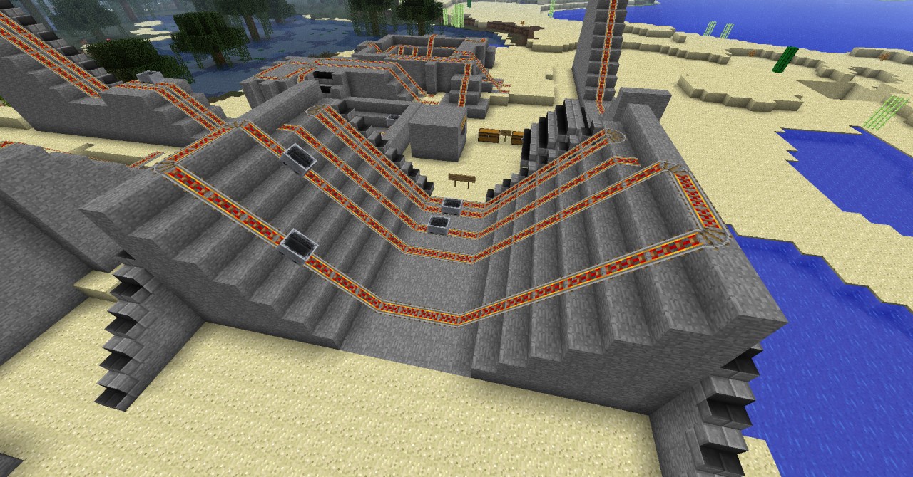 Mine Park (Minecraft Skate Park) Minecraft Map