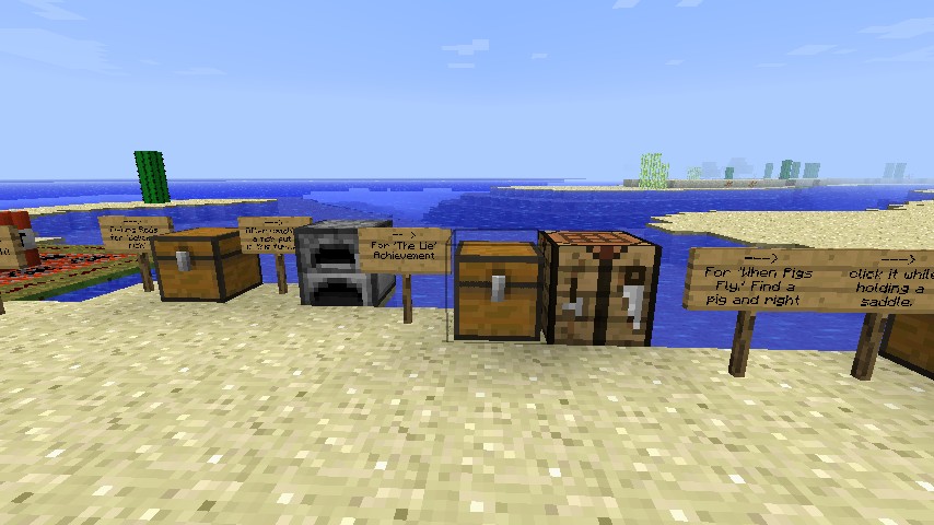 "On A Rail" Achievement Map!! Minecraft Map