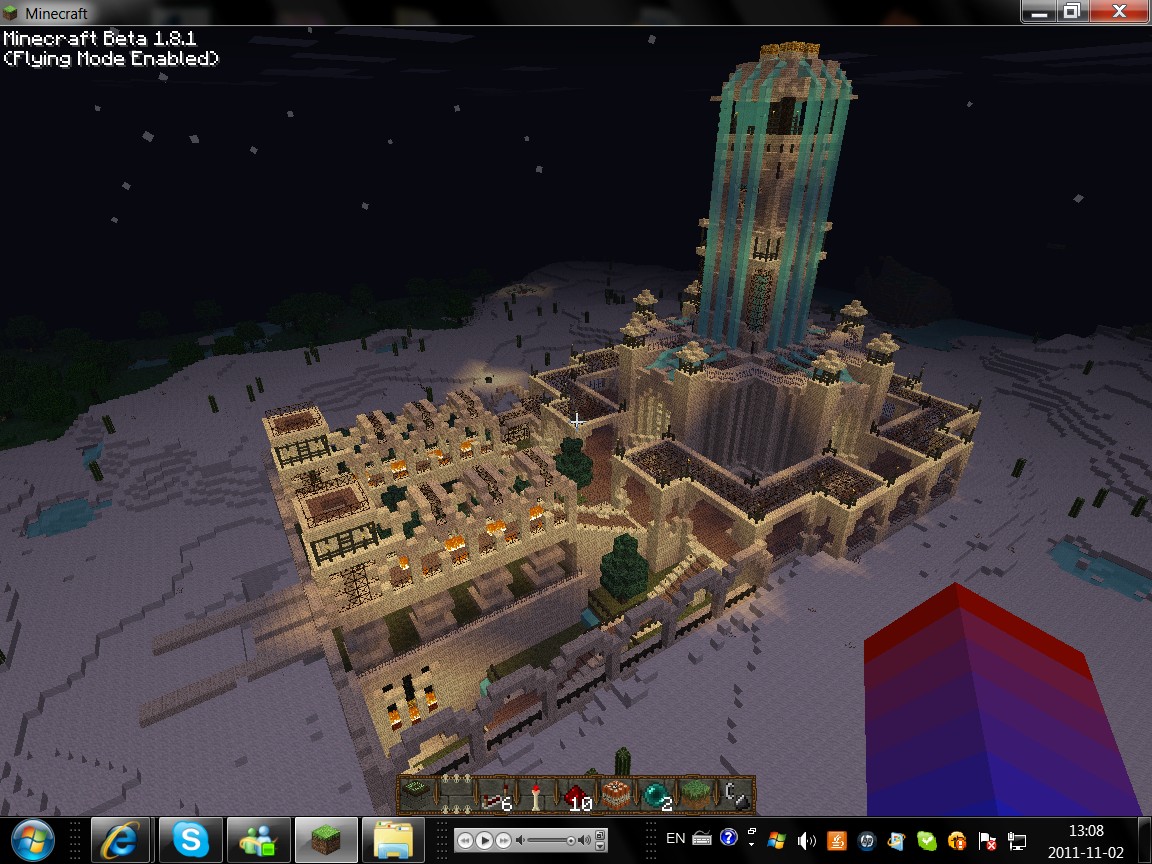 Sand castle Minecraft Map