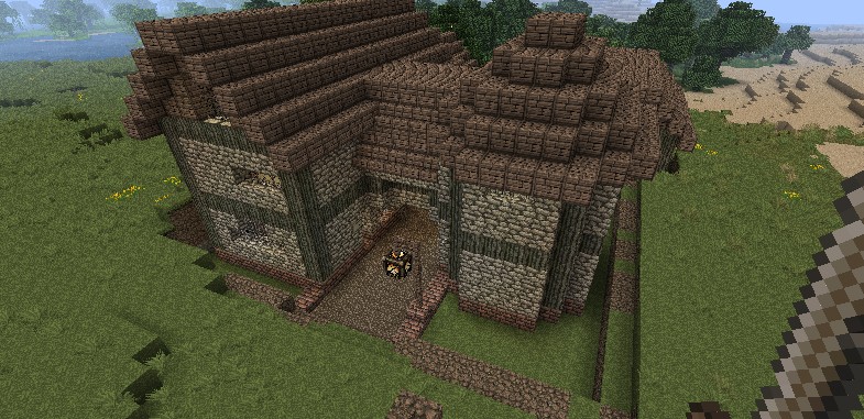 Medieval Piston Gatehouse / Guardhouse Minecraft Map