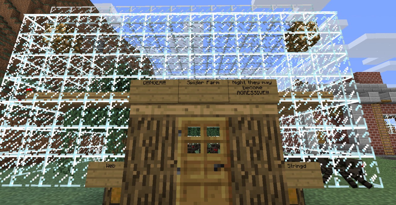 The Friendly Spider Farm Minecraft Map