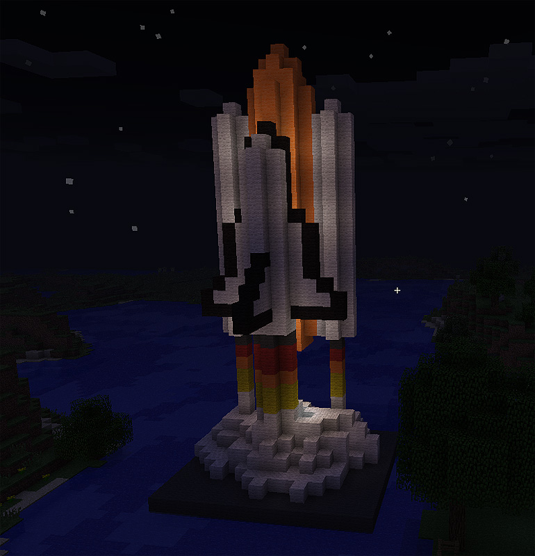 Space Shuttle Minecraft Map