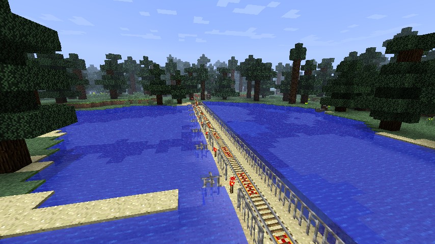 "On A Rail" Achievement Map!! Minecraft Map