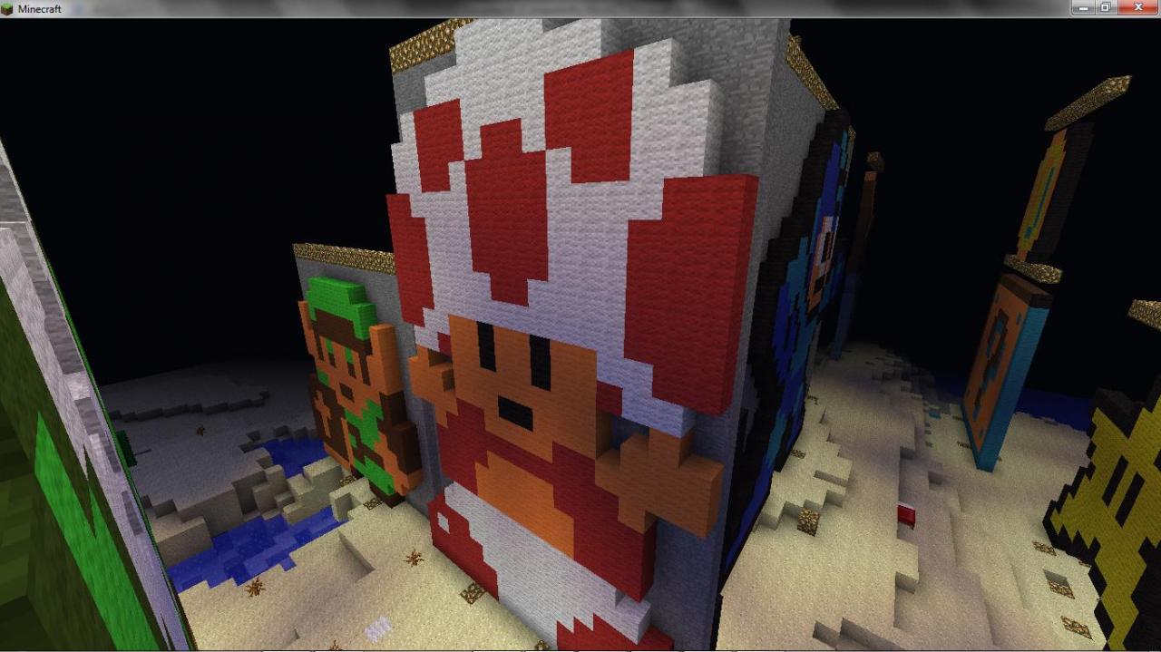 pixel art part two Minecraft Map