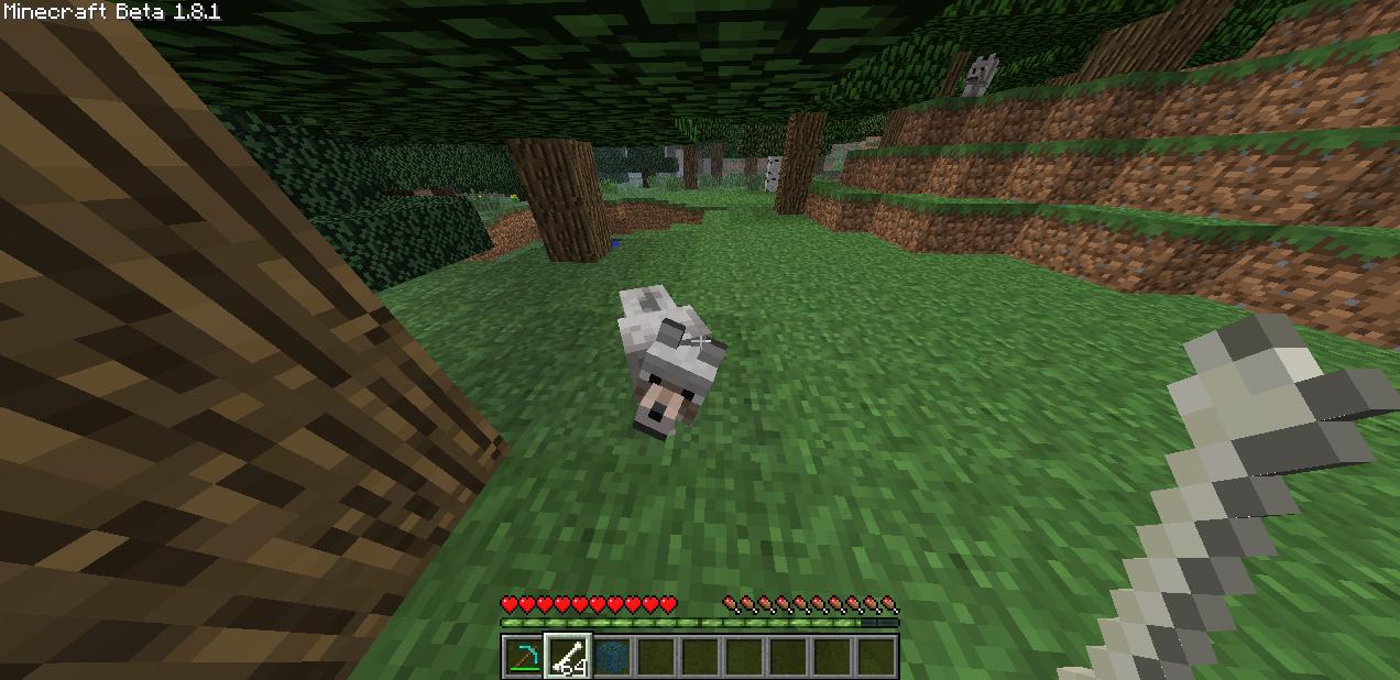 wolf skin modification Minecraft Texture Pack