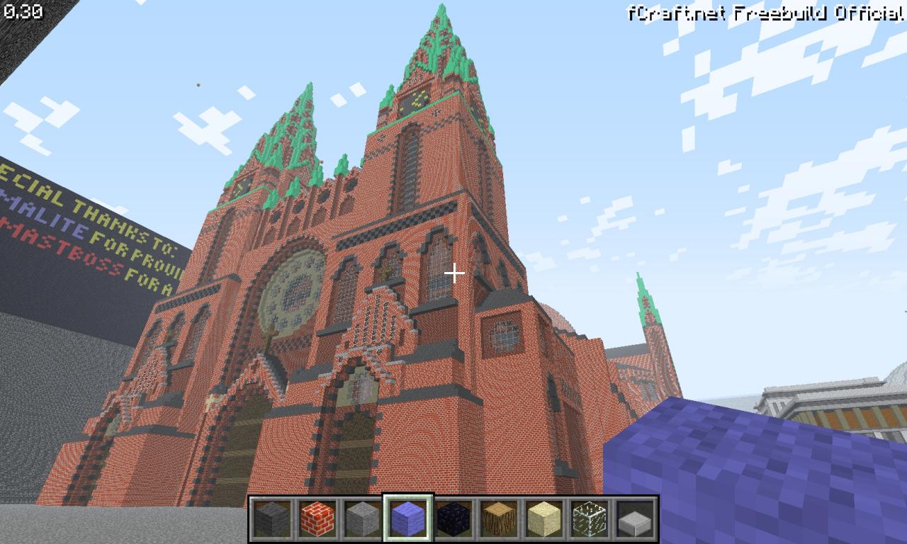brickstone cathedral Minecraft Map