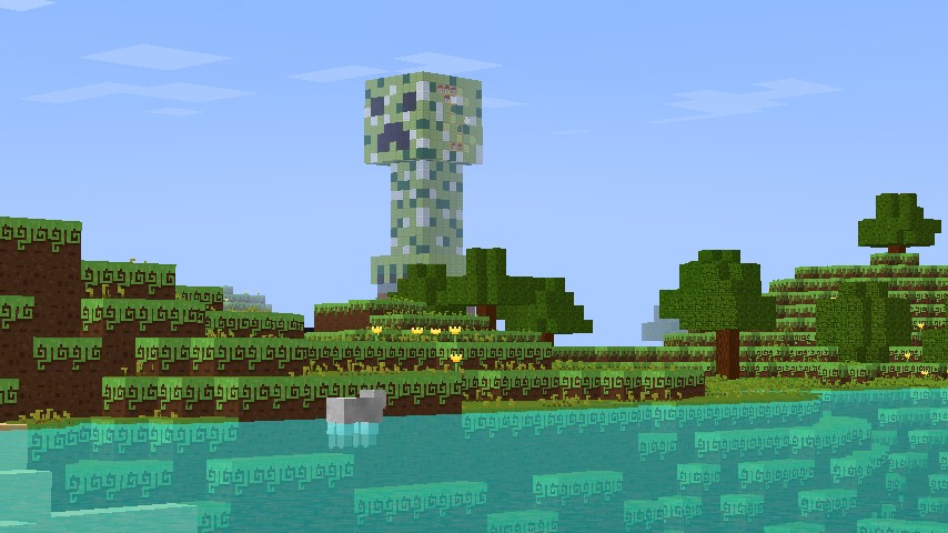 Creeper Totem (blow-up-able) Minecraft Map