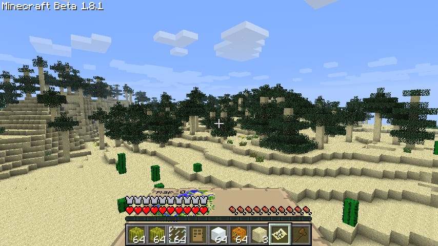 Sand Forest Minecraft Map