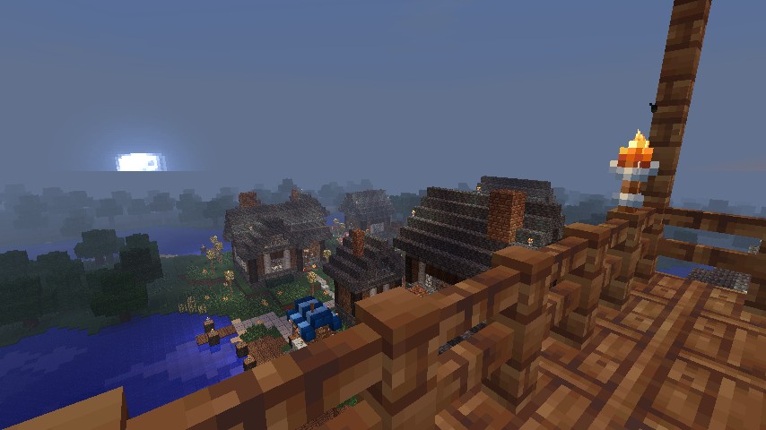 Log Town Minecraft Map