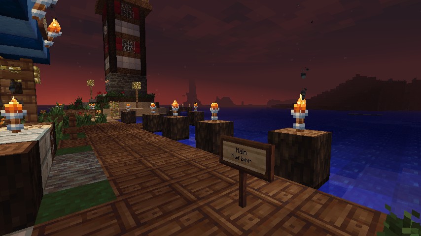 Log Town Minecraft Map