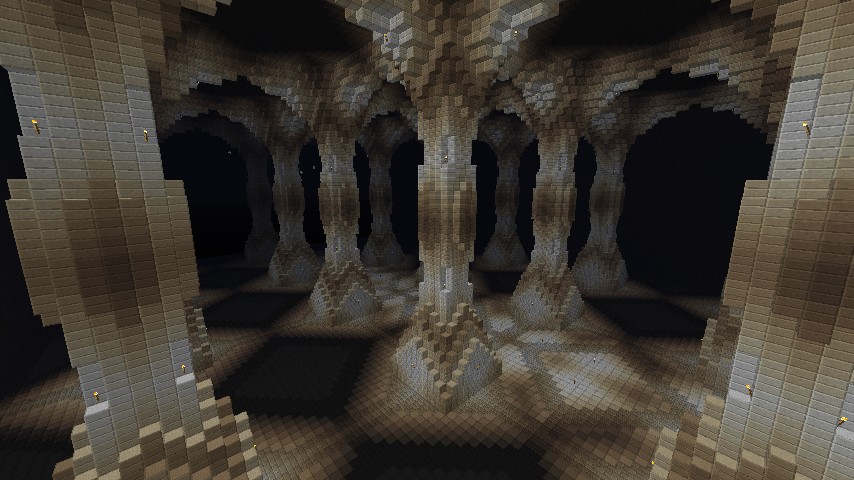 The Great Halls. Minecraft Map