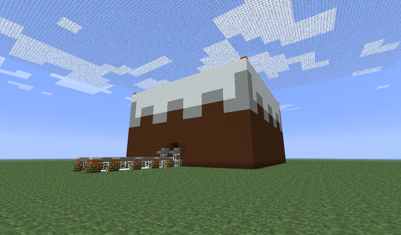 Giant cake!!! (12,544 times larger than a cake) Minecraft Map