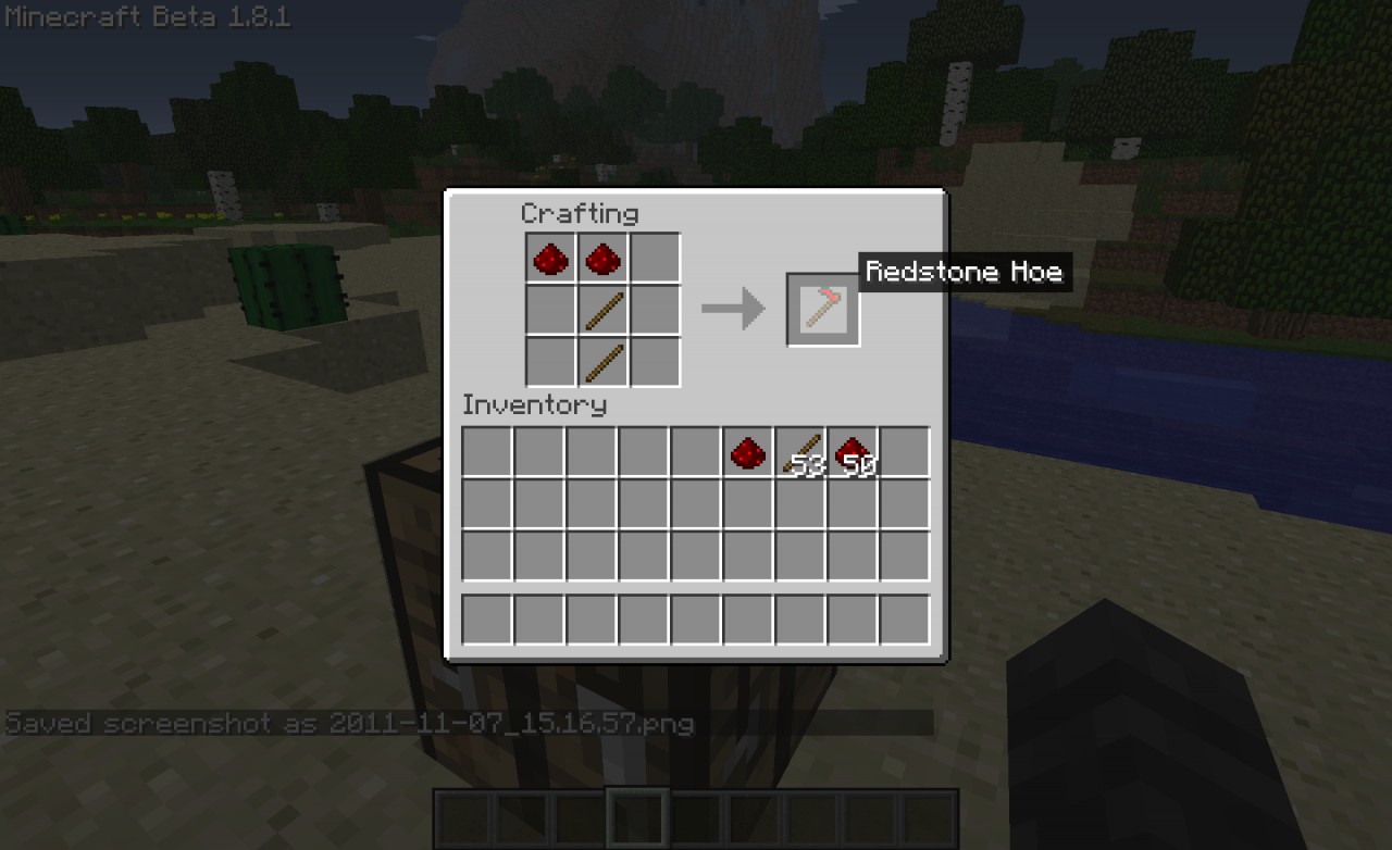 Redstone tools mod!!! 1.8.1 Minecraft Mod
