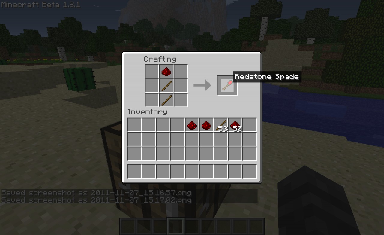 Redstone tools mod!!! 1.8.1 Minecraft Mod