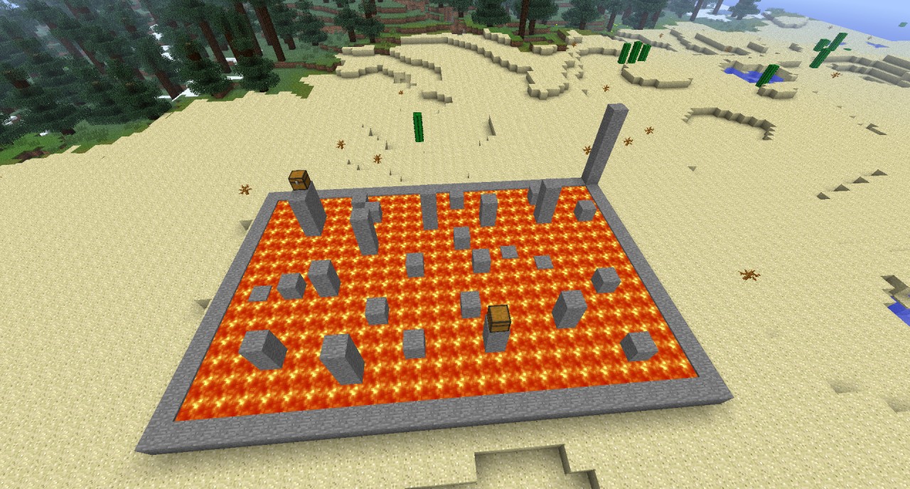 lava challenge Minecraft Map