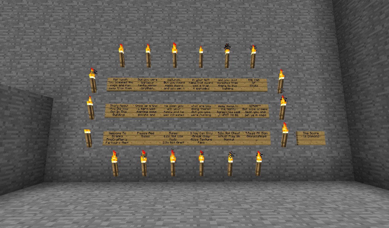 Parourz Map (Like I Promised) Made By Branko ProCrafter Minecraft Map