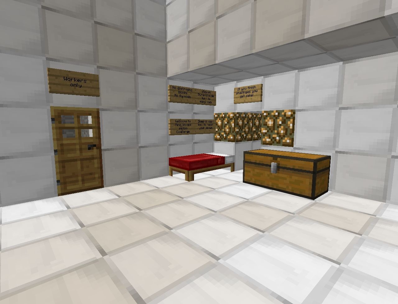 Piston Challenge Minecraft Map