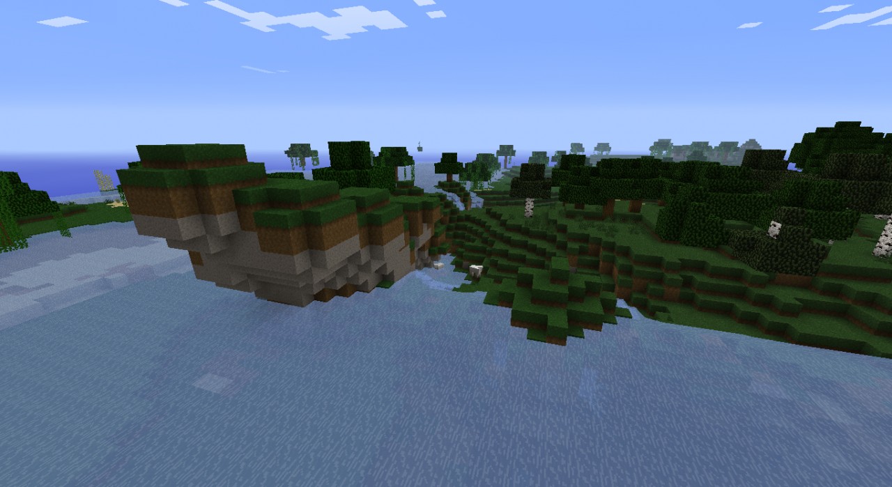 [Custom Terrain] Low-lying Valleys Minecraft Map