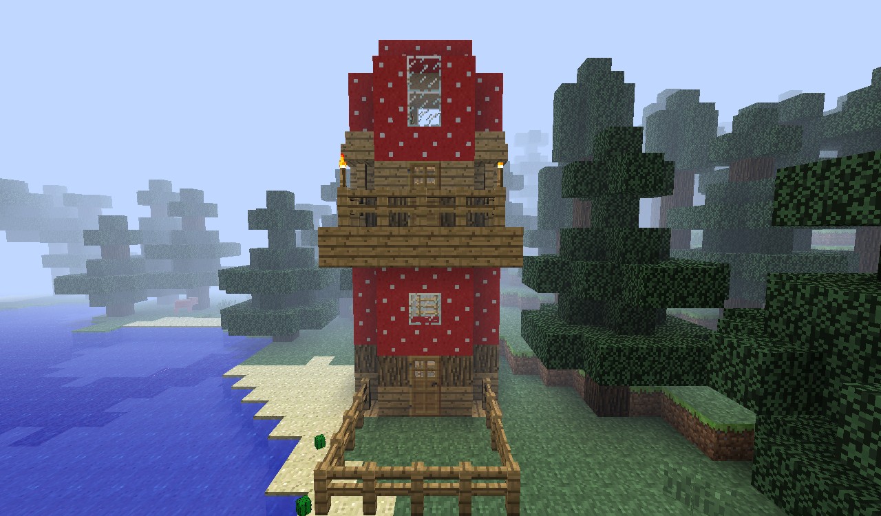 Mushroom tower thing Minecraft Map