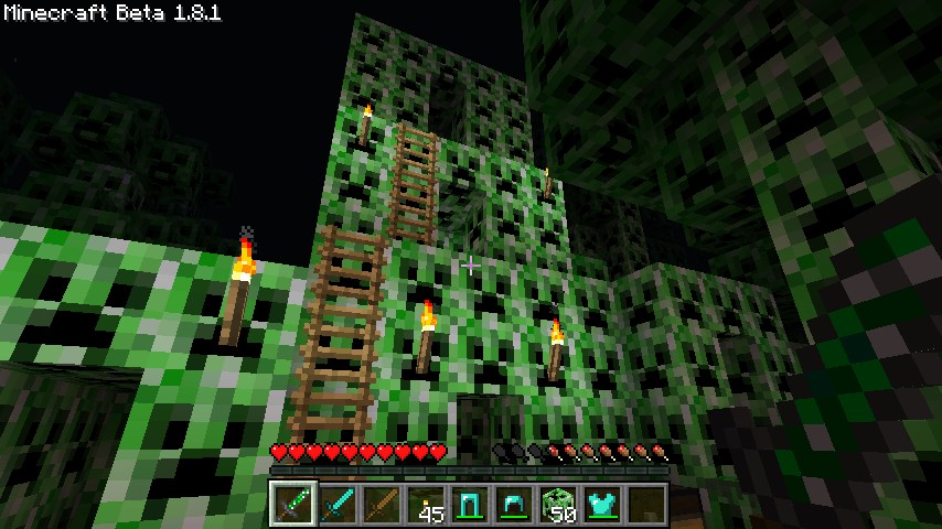 Creepercraft 1.8.1 Minecraft Texture Pack