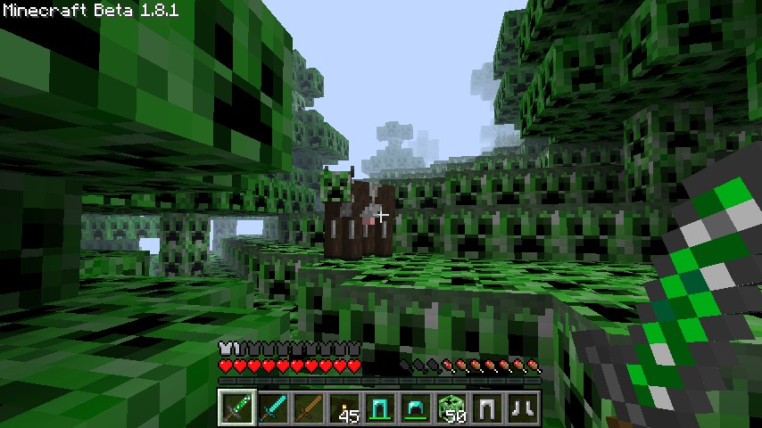 Creepercraft 1.8.1 Minecraft Texture Pack