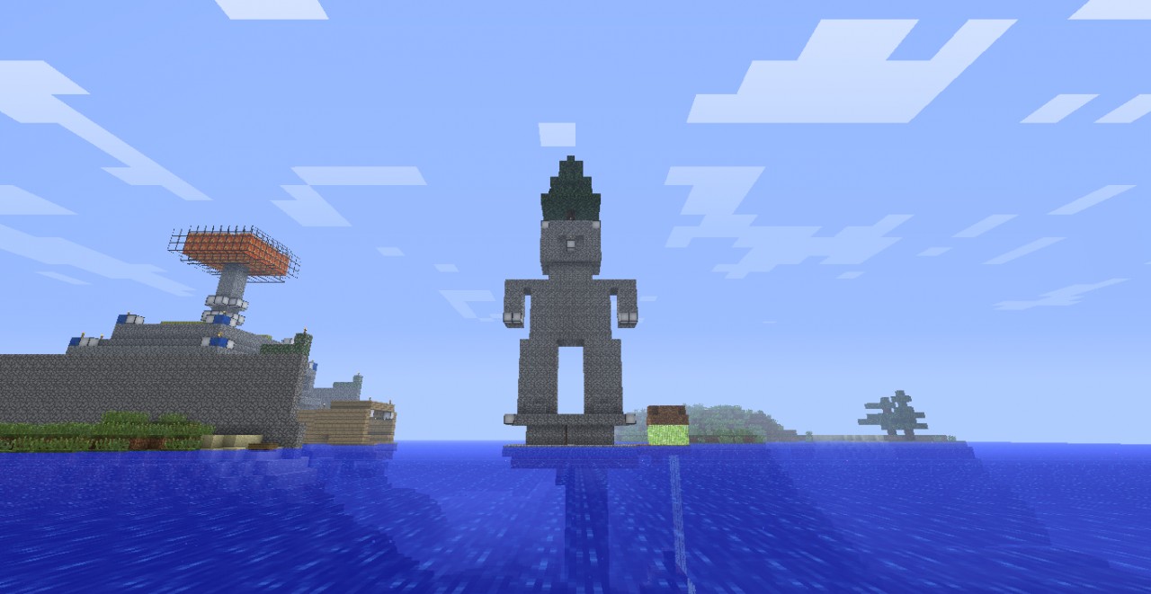 awesome statue Minecraft Map