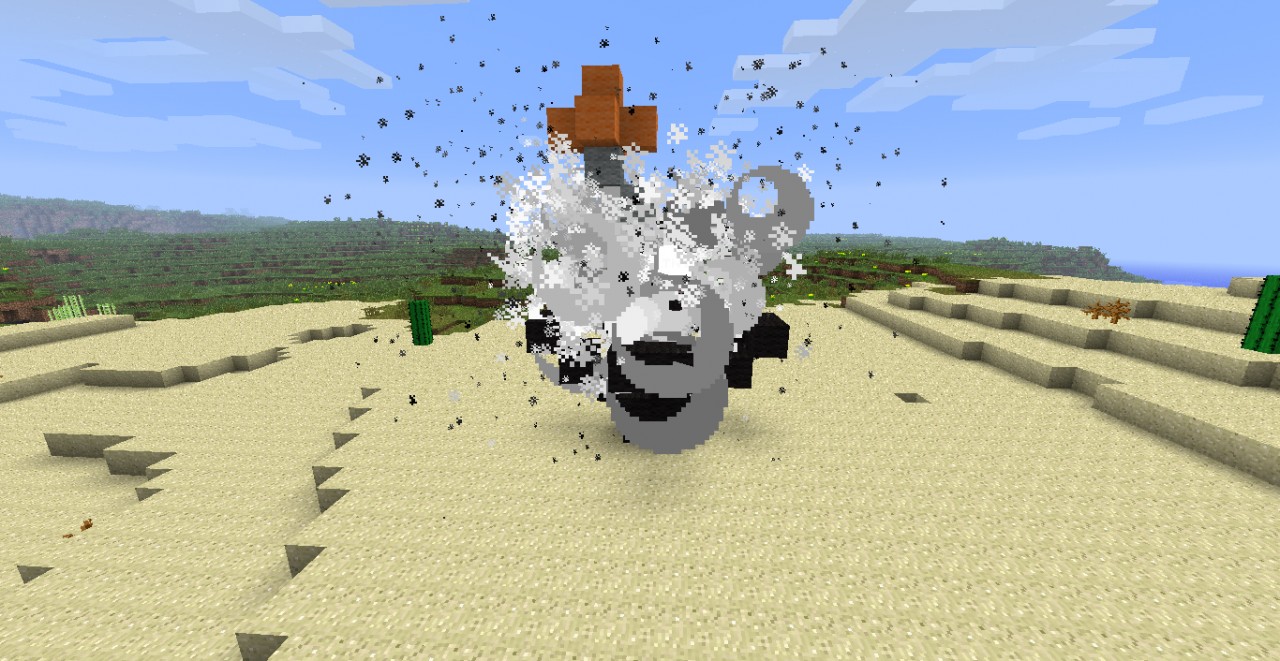 BIGASS BOMB. EXPLODES!!!! (world save) Minecraft Map