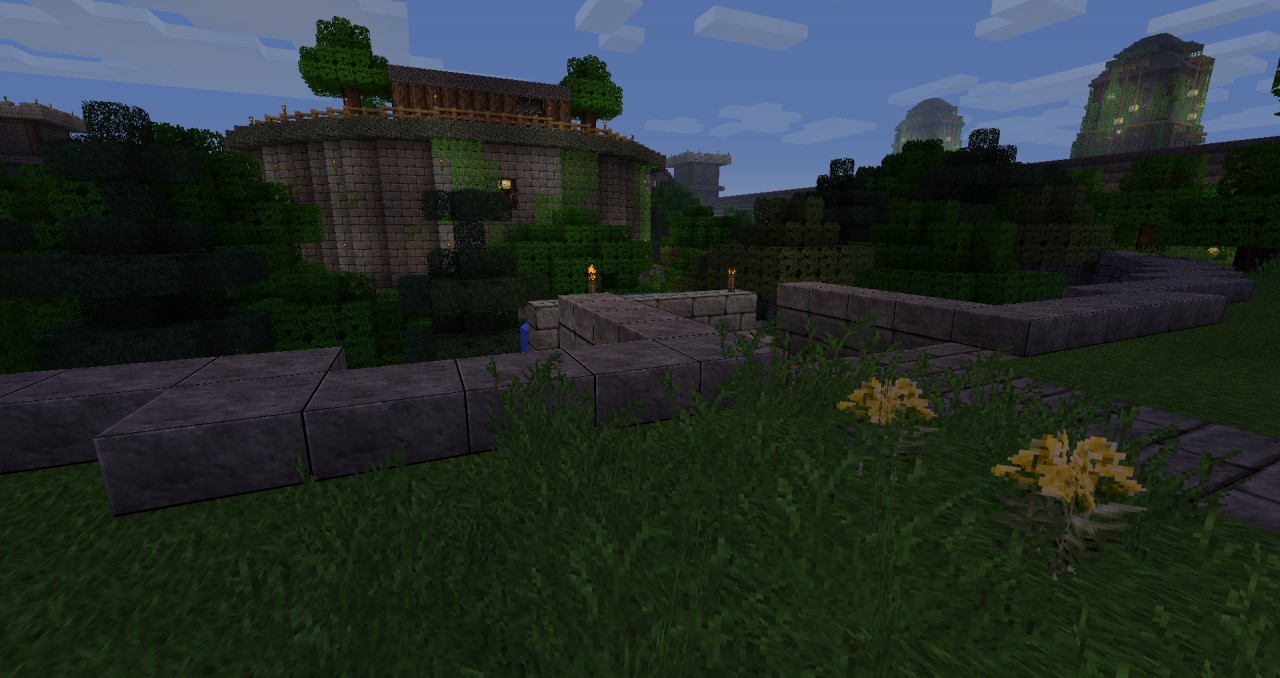 Minecraft - Giant Circular Spawn Minecraft Map