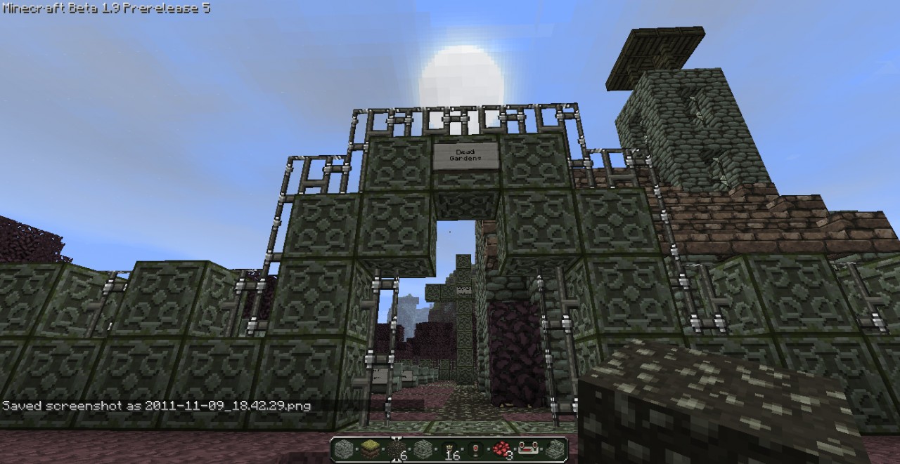 Dead Gardens - Cemetary Minecraft Map