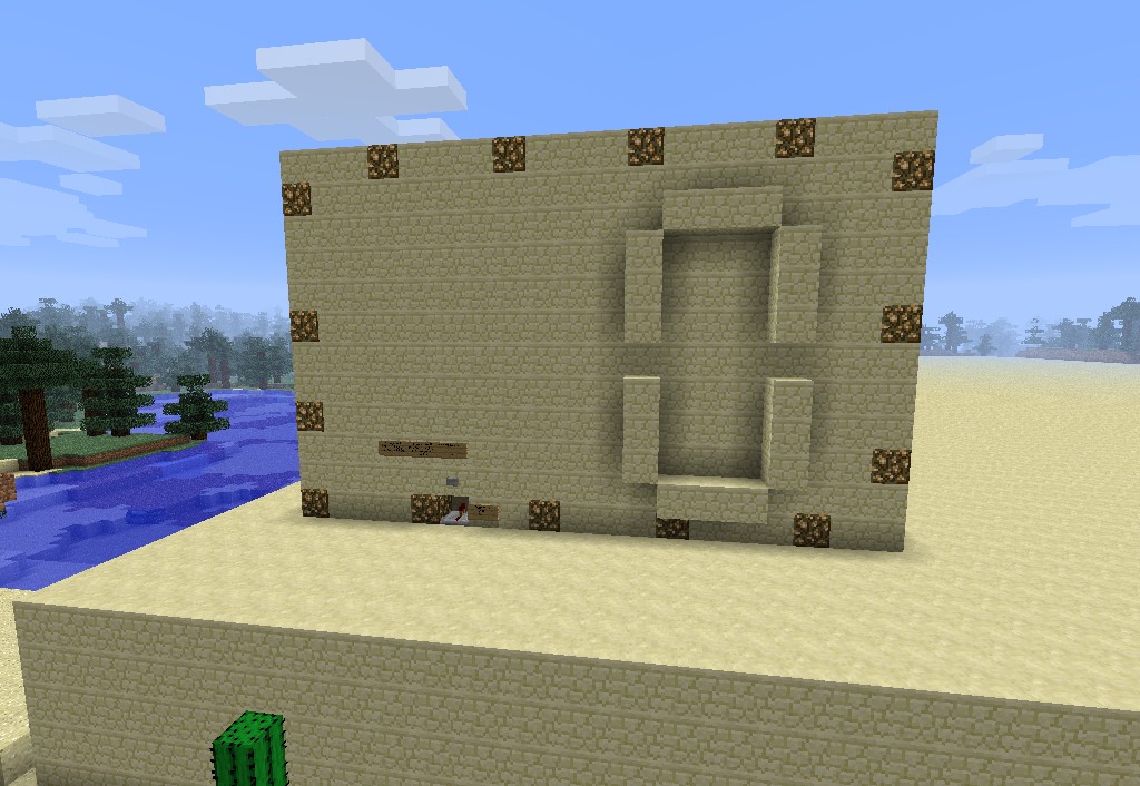 7-segment piston display Minecraft Map