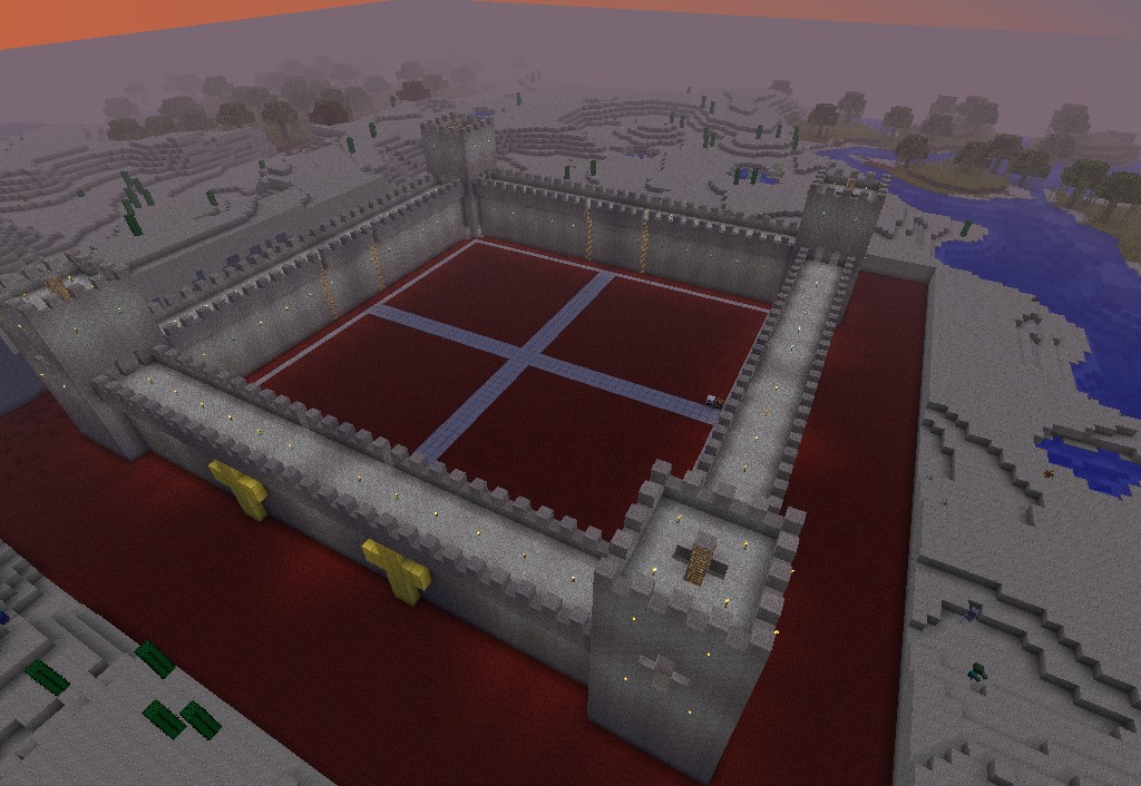 Hand Built Castle! Minecraft Map
