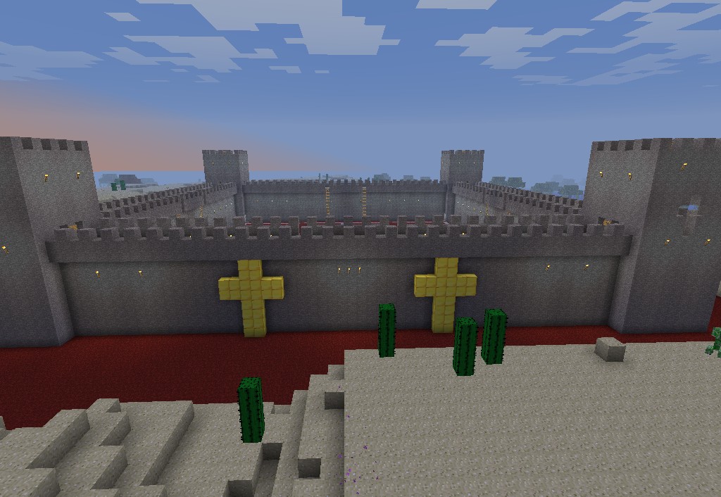 Hand Built Castle! Minecraft Map