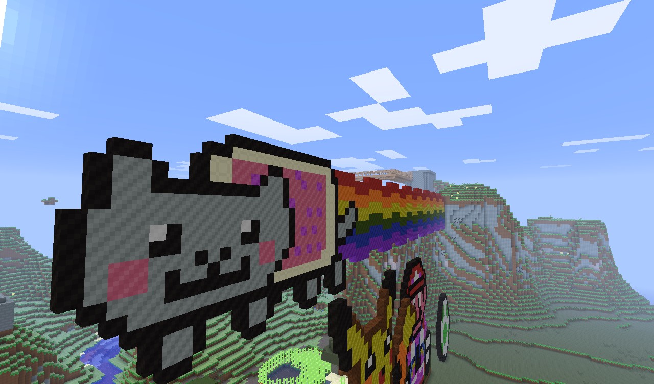 Nyan Cat Minecraft Map