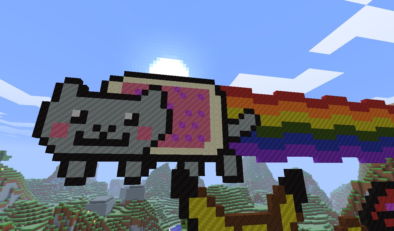 Nyan Cat Minecraft Map