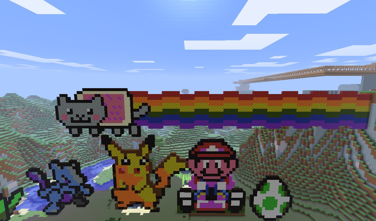 Nyan Cat Minecraft Map