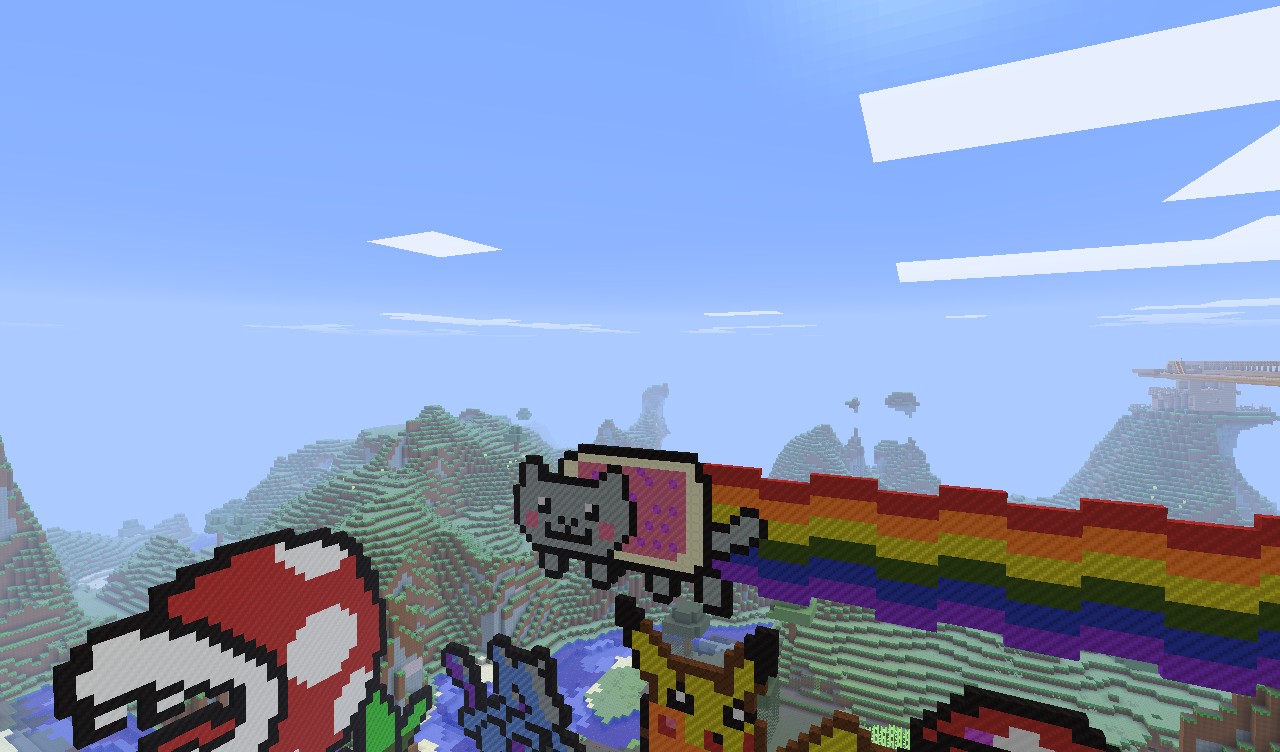 Nyan Cat Minecraft Map
