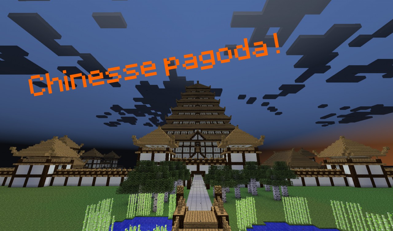 Chinese pagoda Minecraft Map